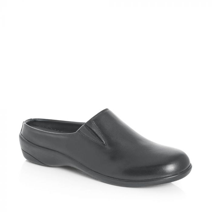 Green Cross 52420 Black Slip-On Mule - Shoe World