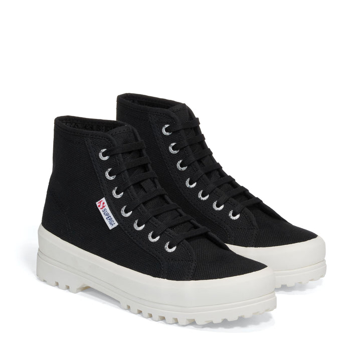 Superga 2341 Classic Alpina Black Avorio Unisex Sneaker Boot - Shoe World