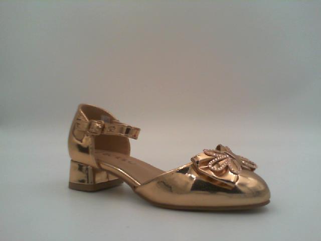 Sotto Champagne Bow Girls Low Heel - Shoe World
