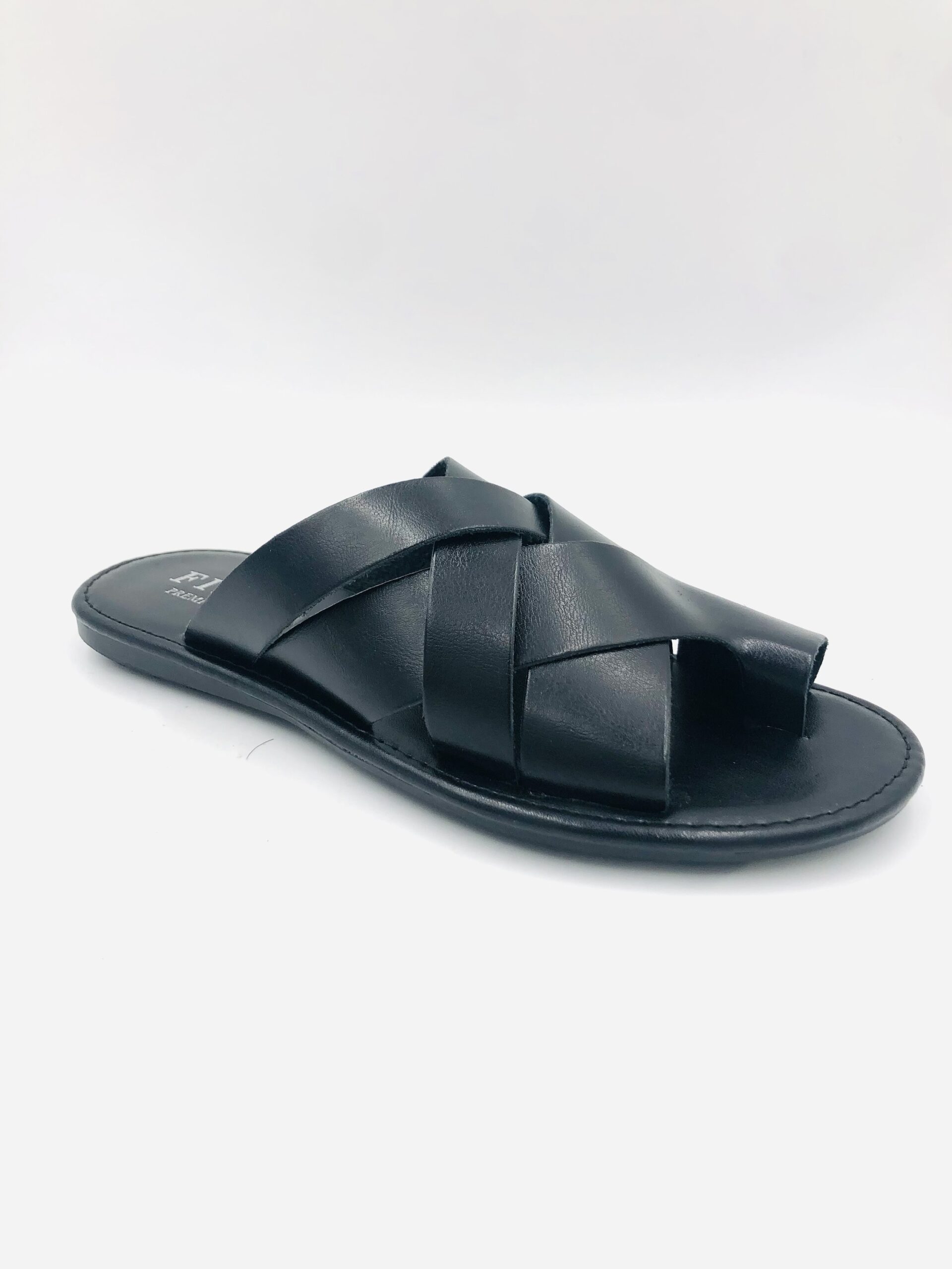 Filo D551 Black Mens Toe Loop Sandal - Shoe World