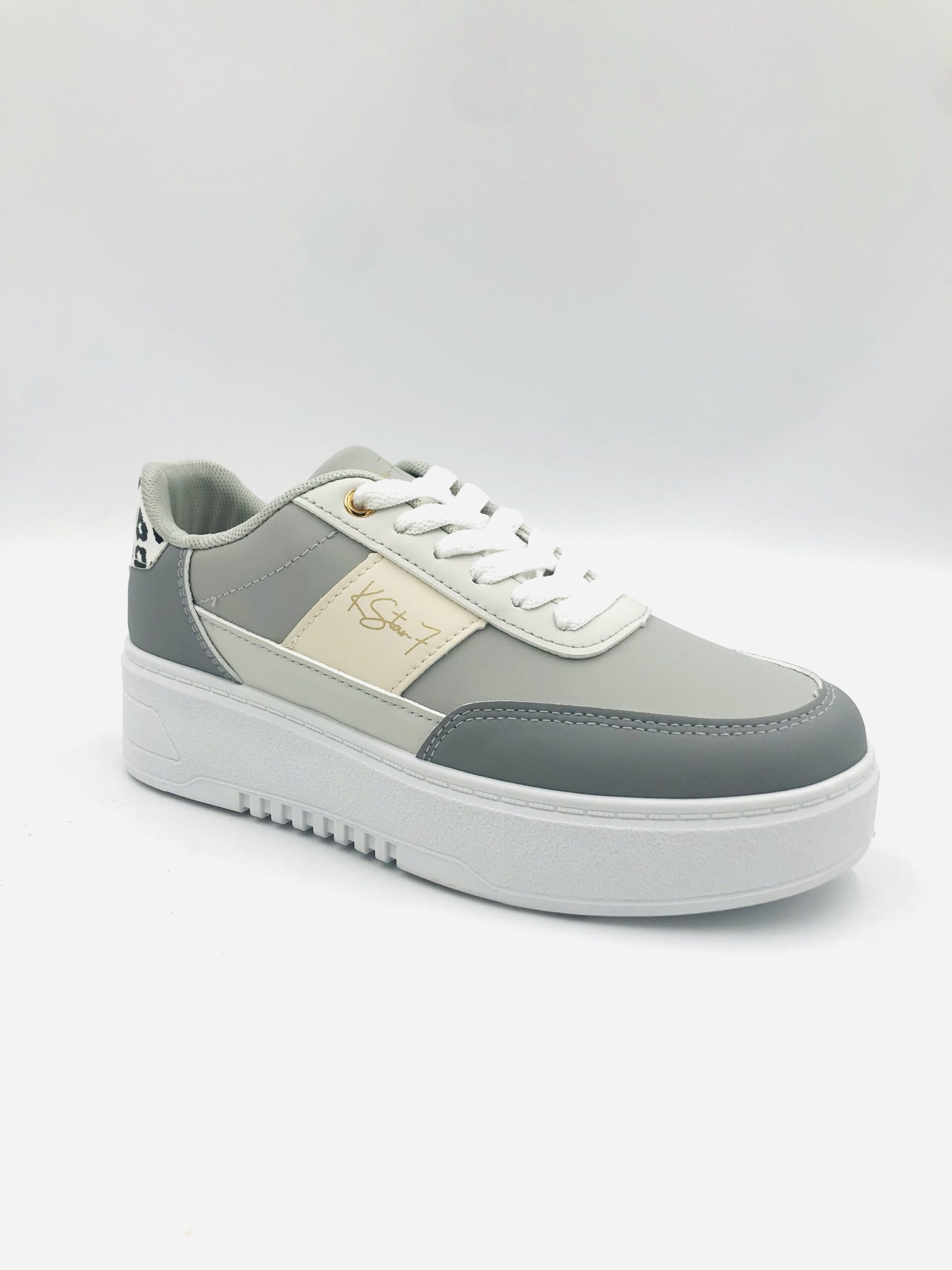 K7 Aliza Raised Ladies Lace-Up Sneaker - Shoe World
