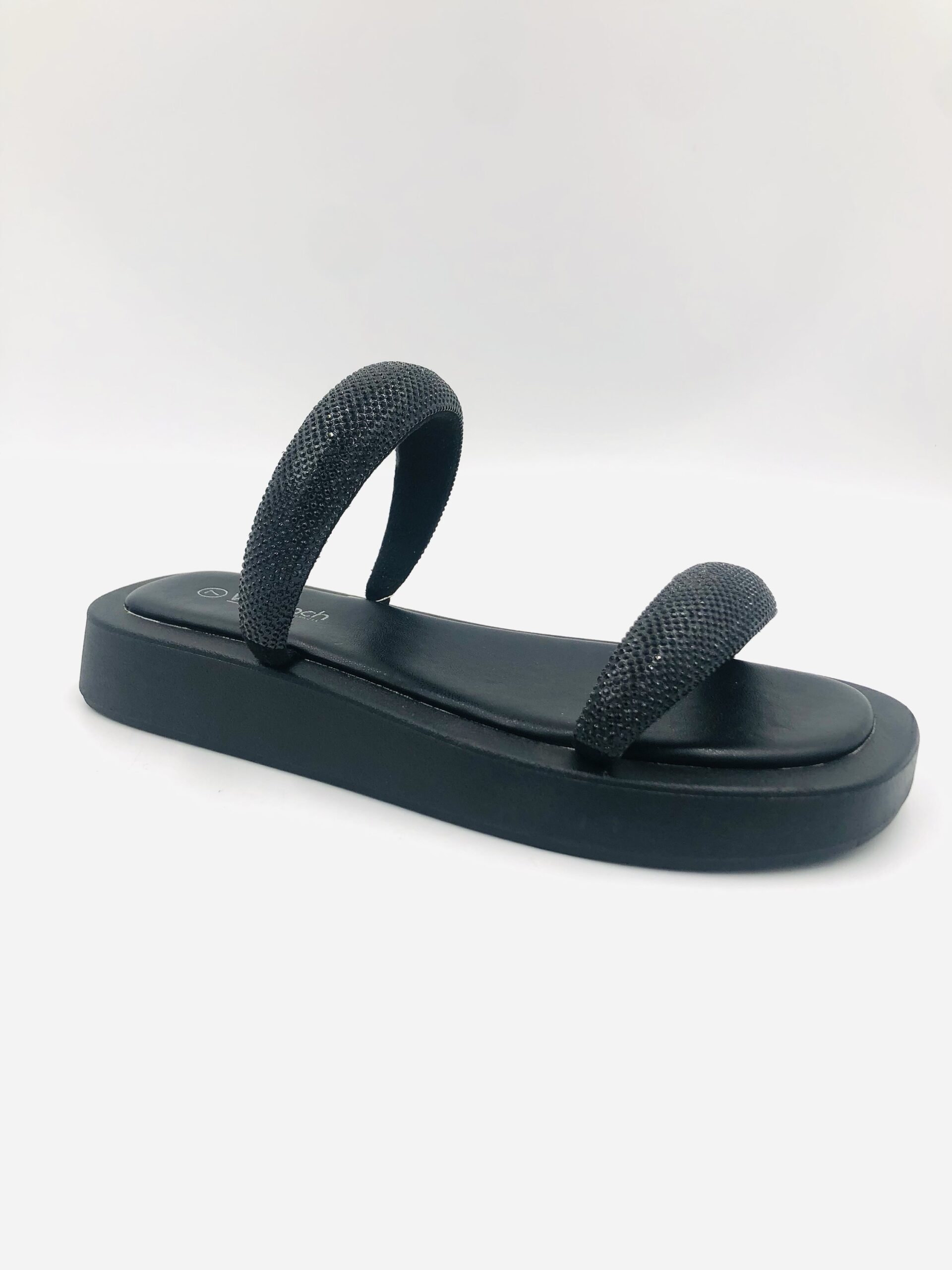 Rock N Co Coconut 8 Black Ladies Sandal - Shoe World