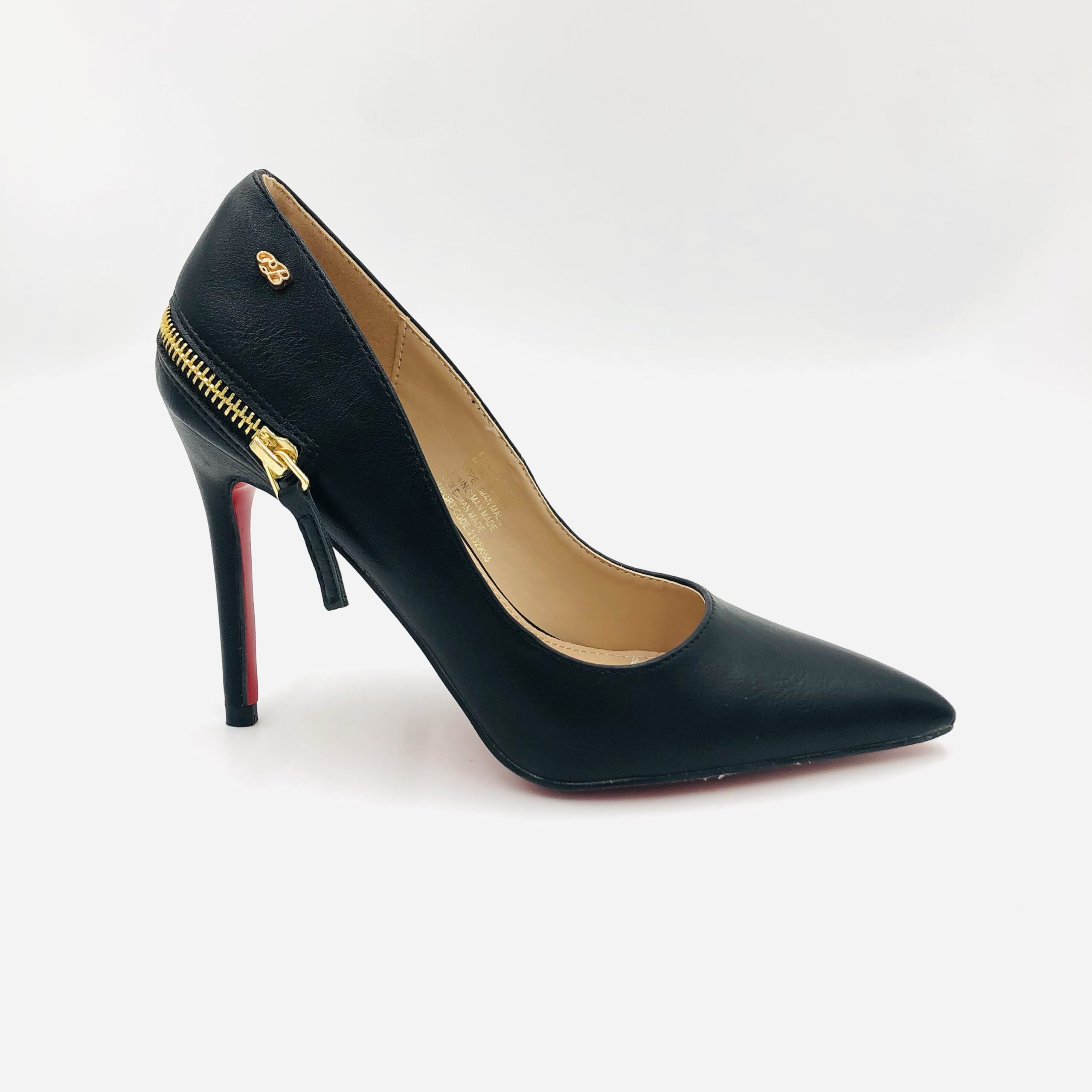 Miss Black Lola 40 Black Ladies Heel - Shoe World