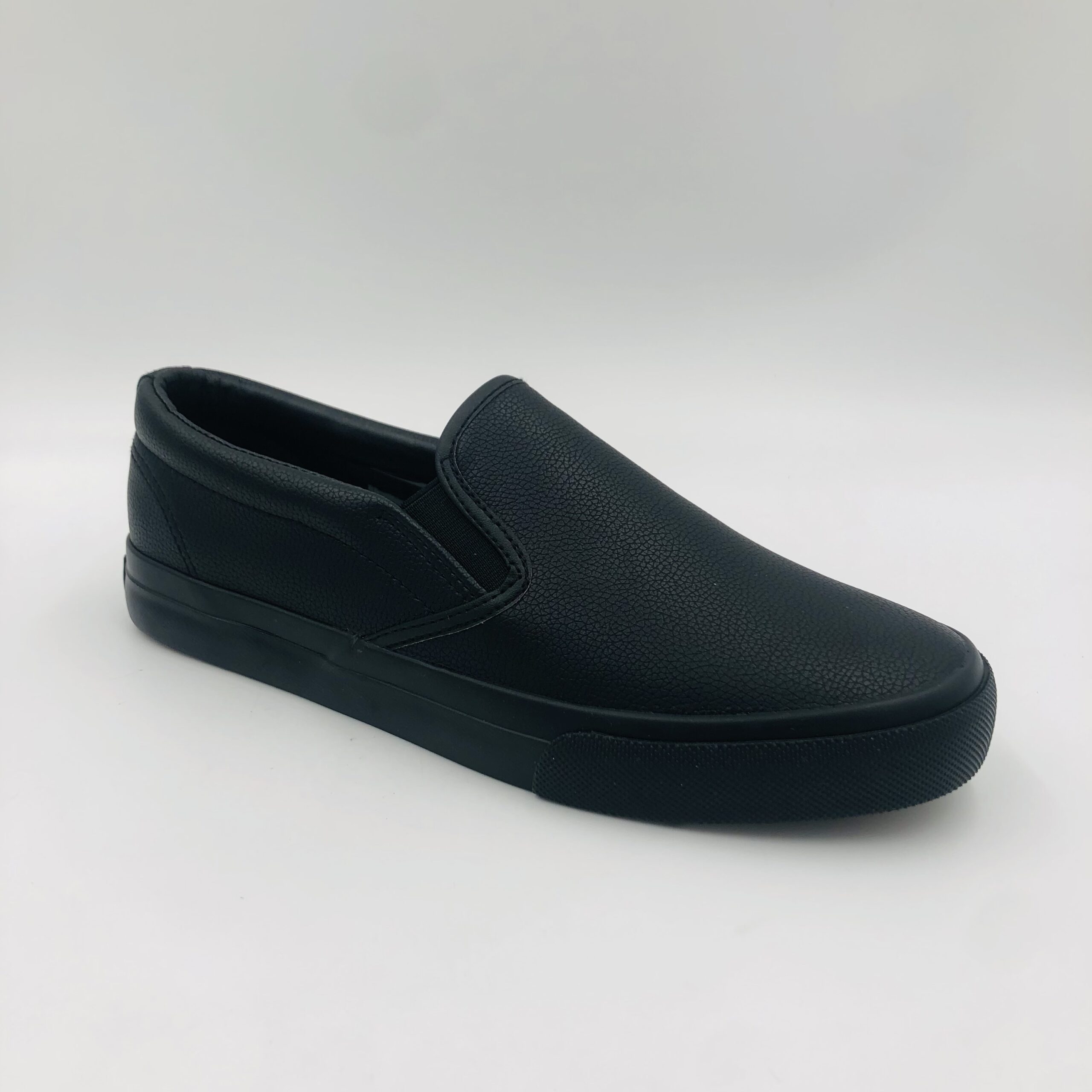 Soviet Mens Fowler Pu Black Slip-On Takkie - Shoe World