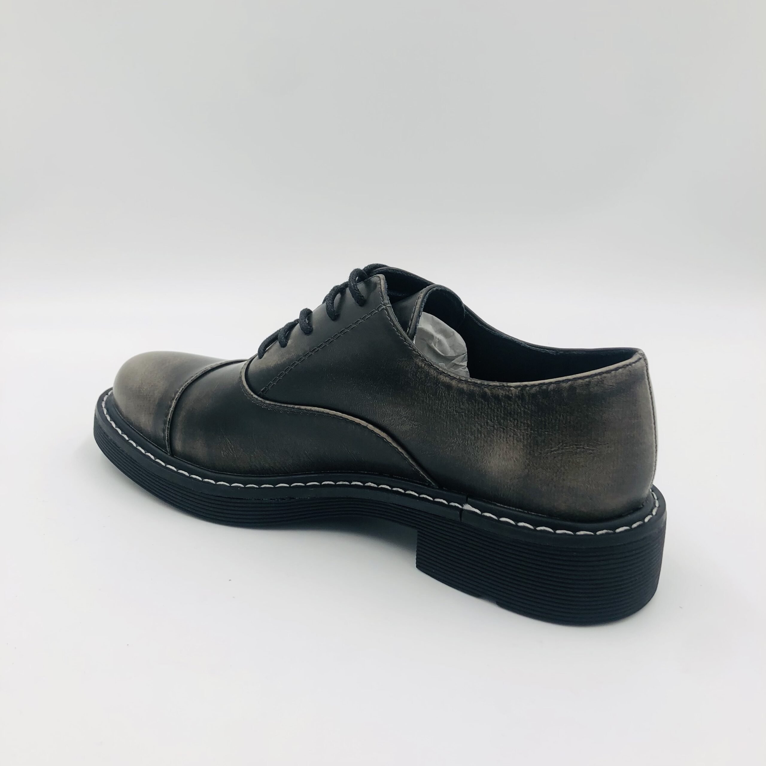 Miss Black Princeton Graphite Lace-Up Shoe - Shoe World