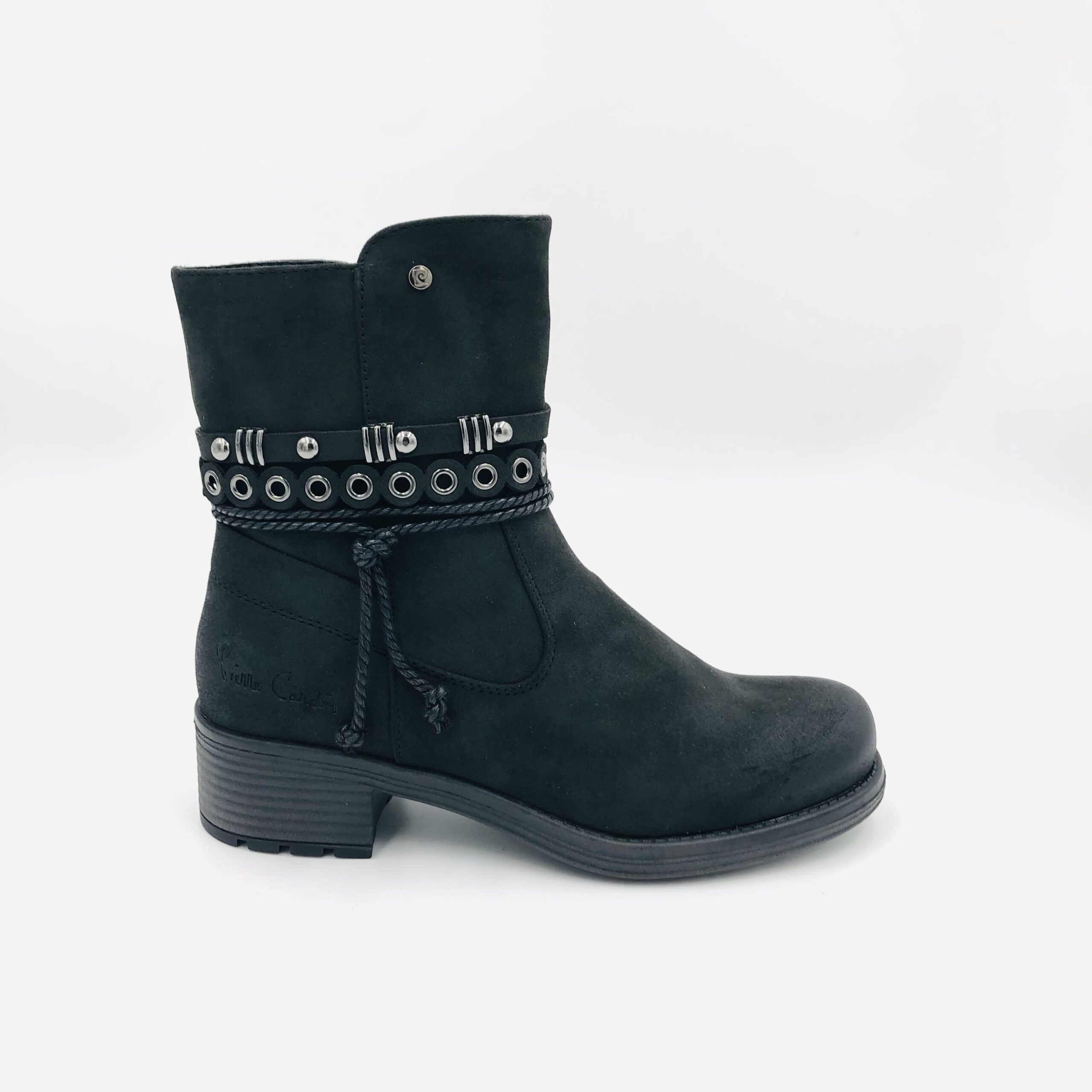 Pierre Cardin Cassie Black Ladies Ankle Boot - Shoe World