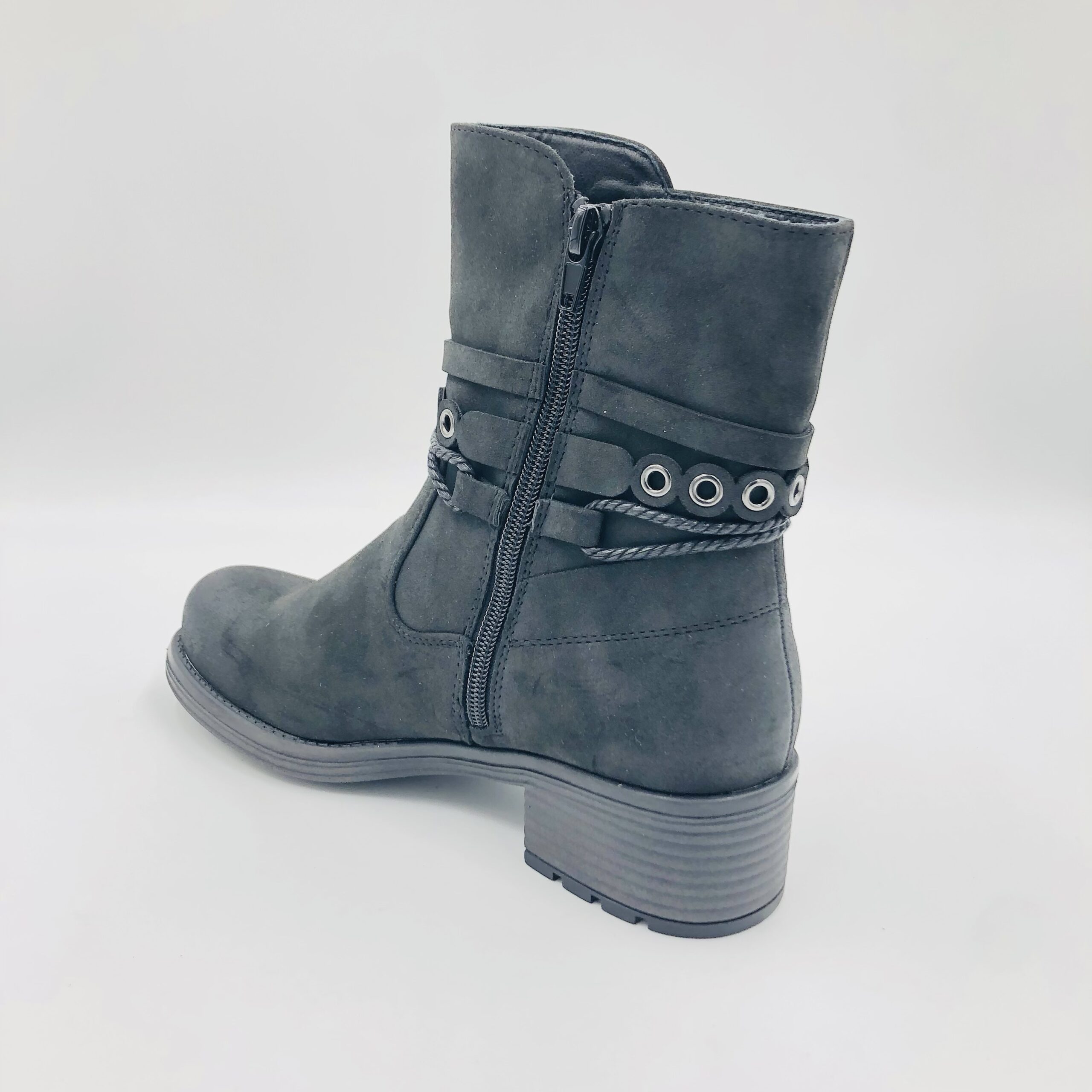 Pierre Cardin Cassie Black Ladies Ankle Boot - Shoe World