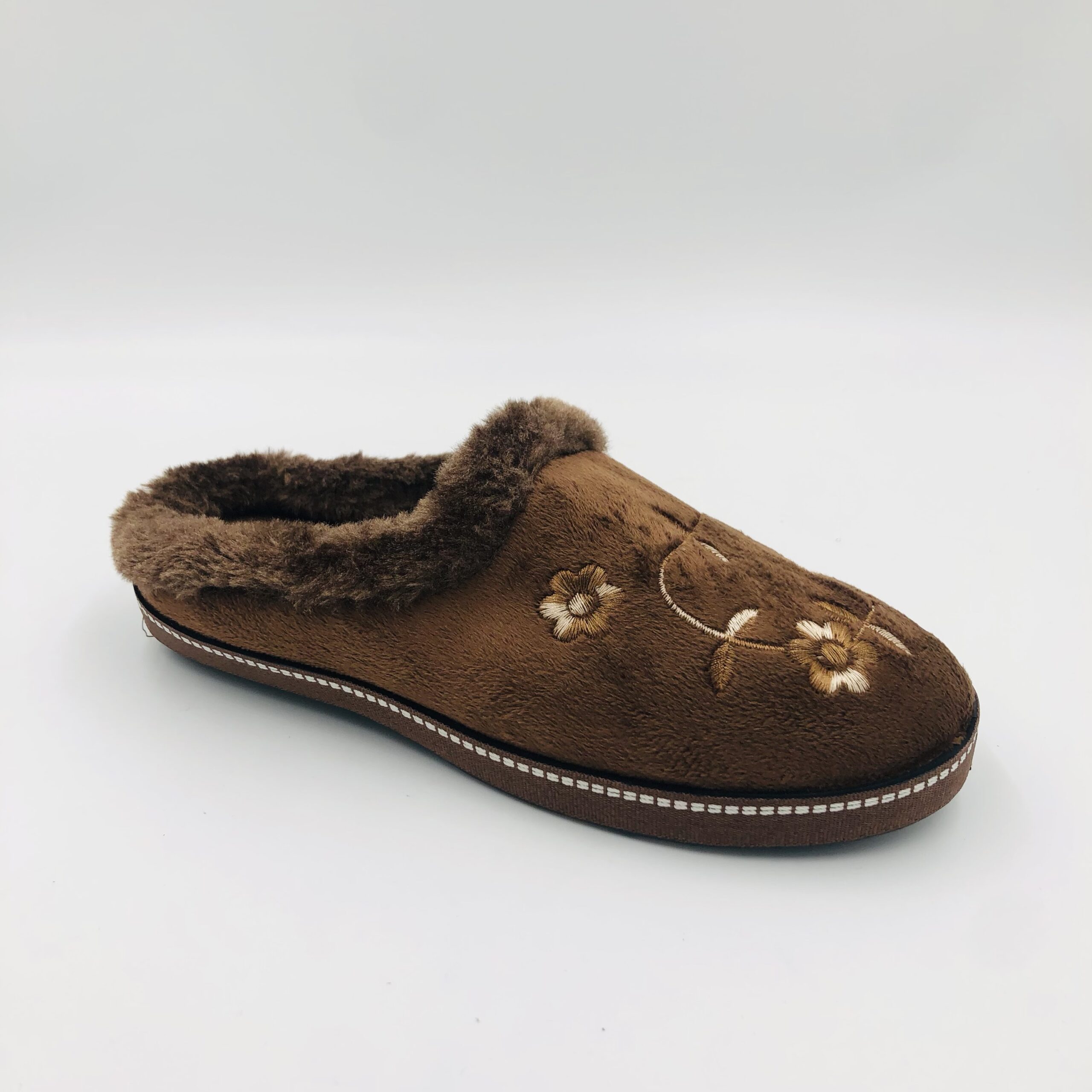 Sotto Brown Basic Ladies Slipper - Shoe World