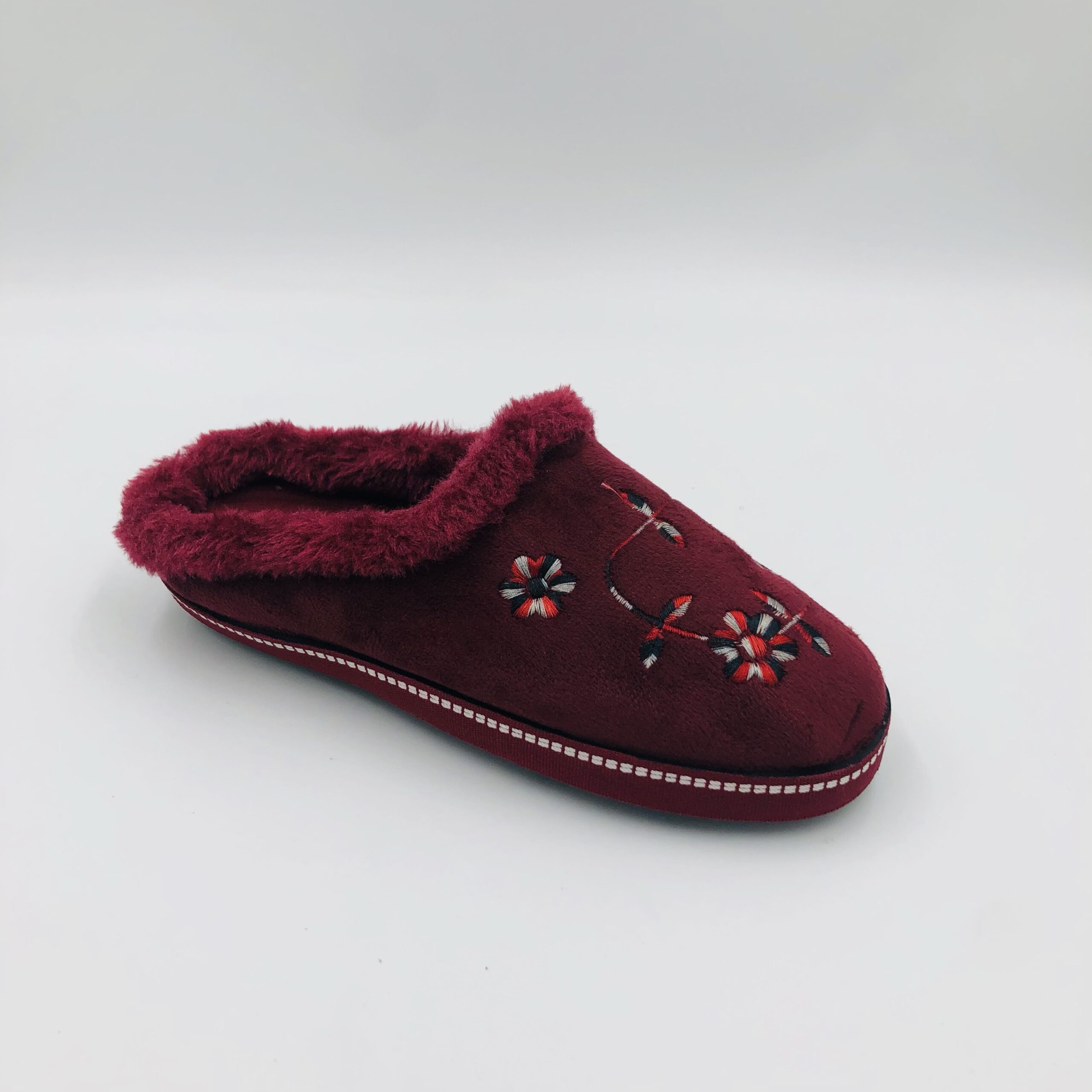 Sotto Basic Burgandy Ladies Slipper - Shoe World