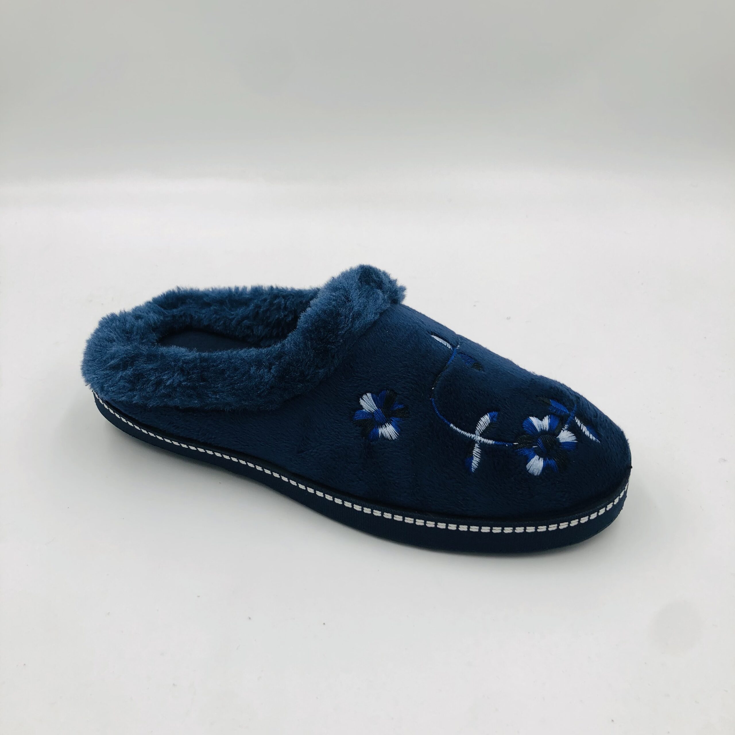 Sotto Navy Basic Ladies Slipper - Shoe World