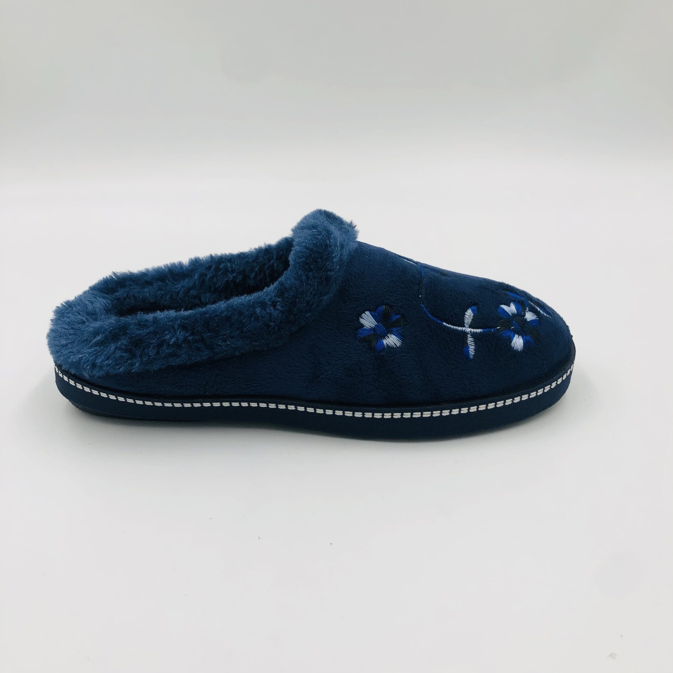 Sotto Navy Basic Ladies Slipper - Shoe World