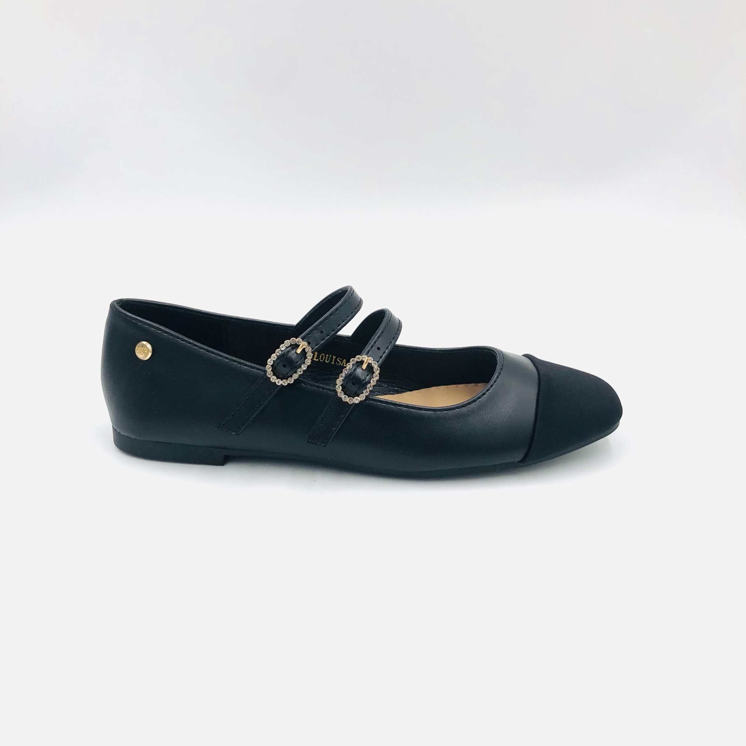 Miss Black Louisa 1 Black Ladies Pump - Shoe World