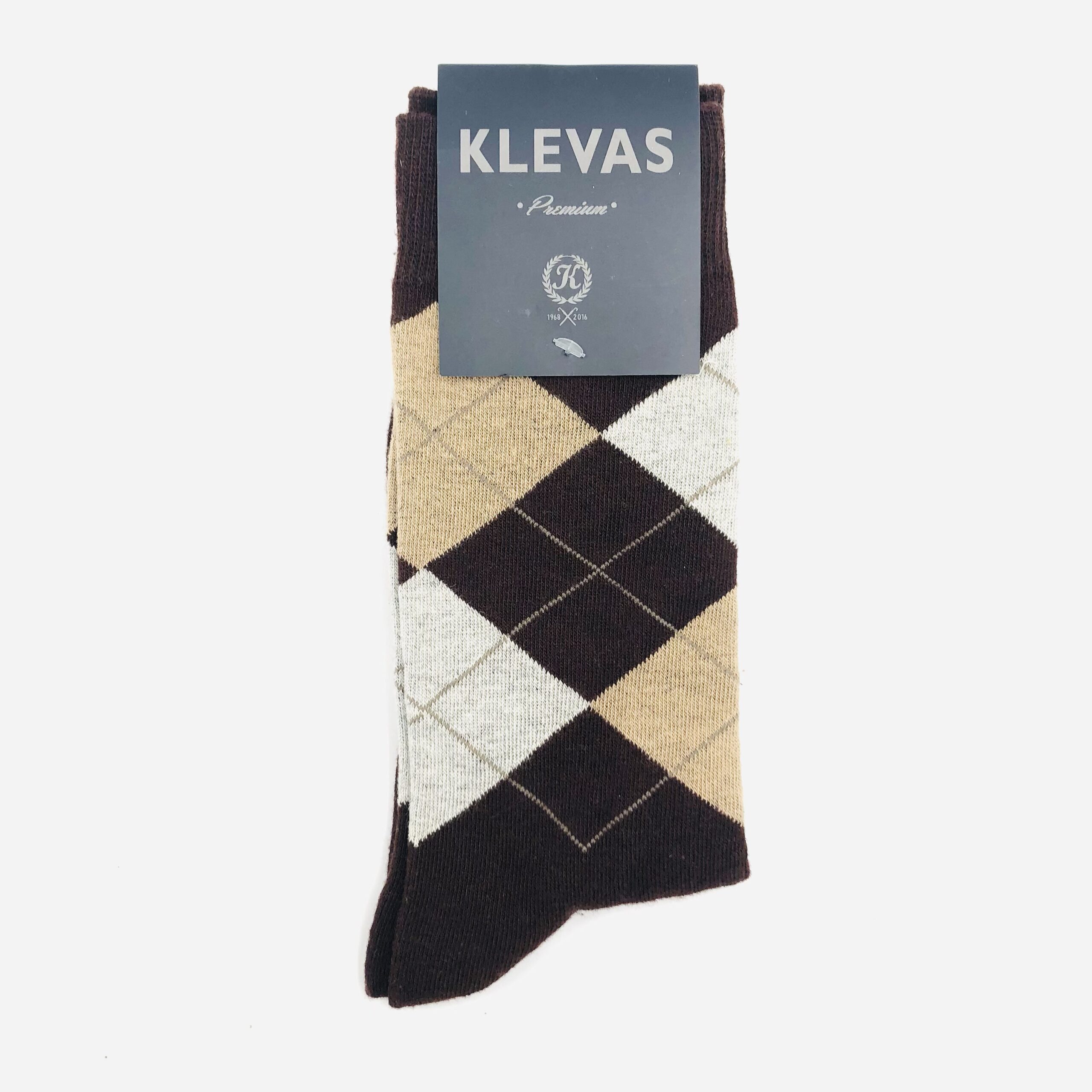Klevas Don Brown Mens Socks - Shoe World